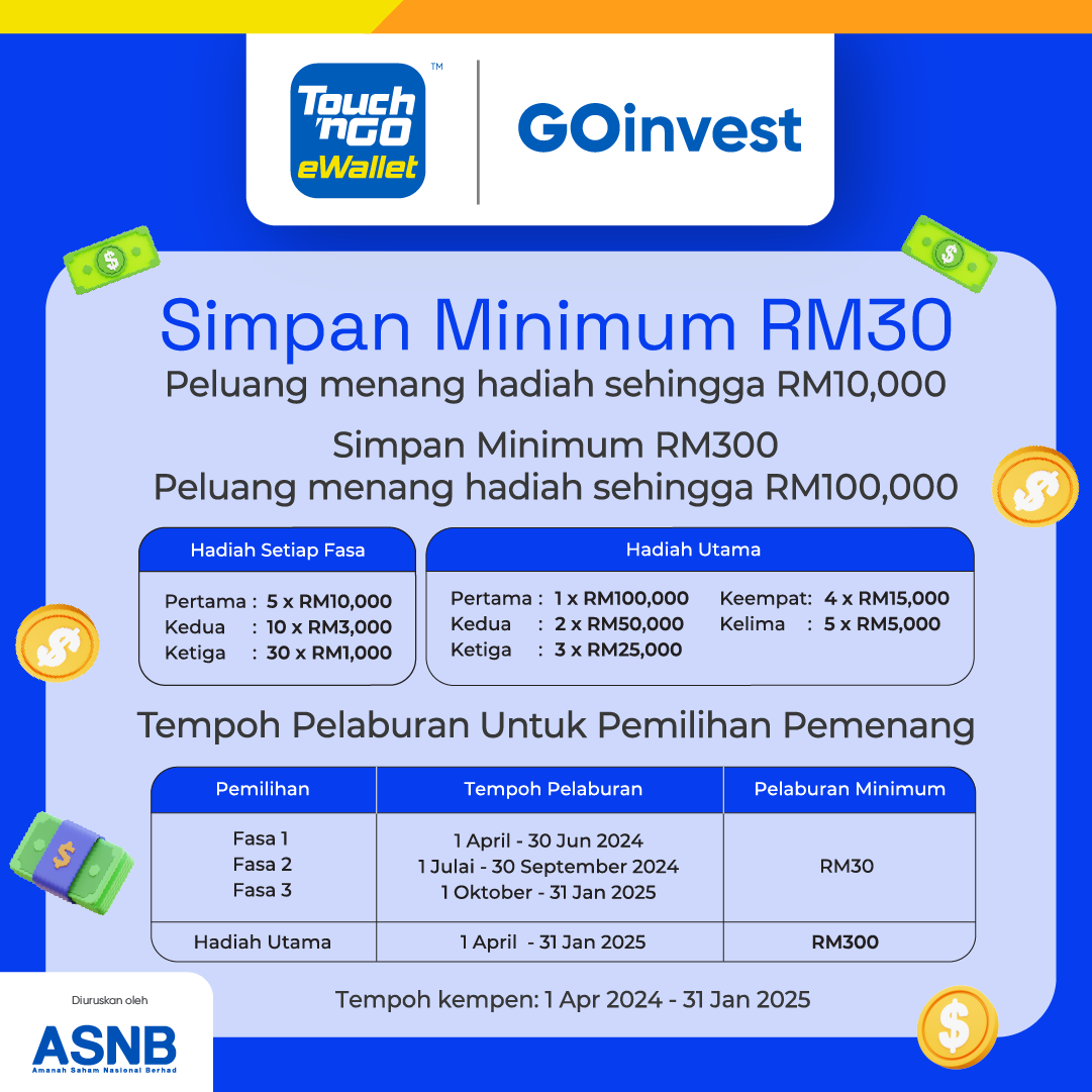 ASNB: Jom Simpan ASB Campaign 2024 | Touch 'n Go