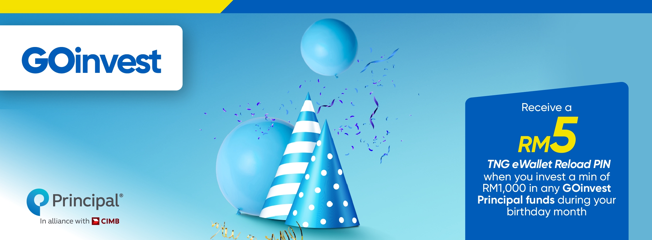 GOinvest Principal Birthday Campaign | Touch 'n Go