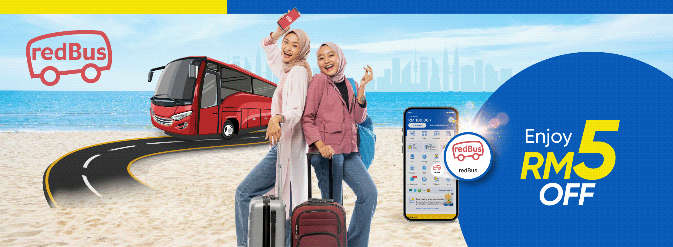 Redbus: RM5 Off | Touch 'n Go
