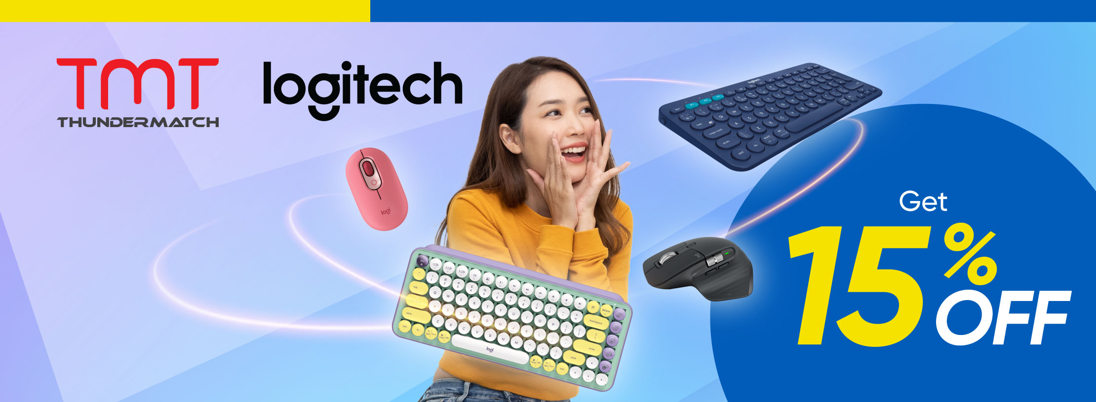 TMT x Logitech: 15% off | Touch 'n Go
