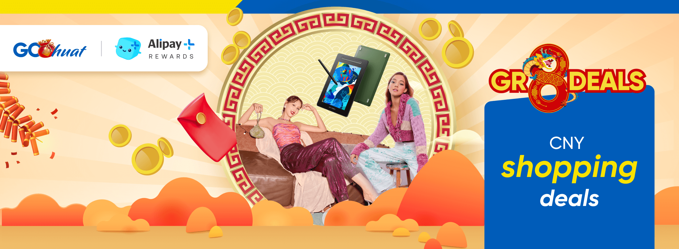 Alipay+ x GOhuat Campaign: 80% OFF CNY Shopping Deals | Touch 'n Go