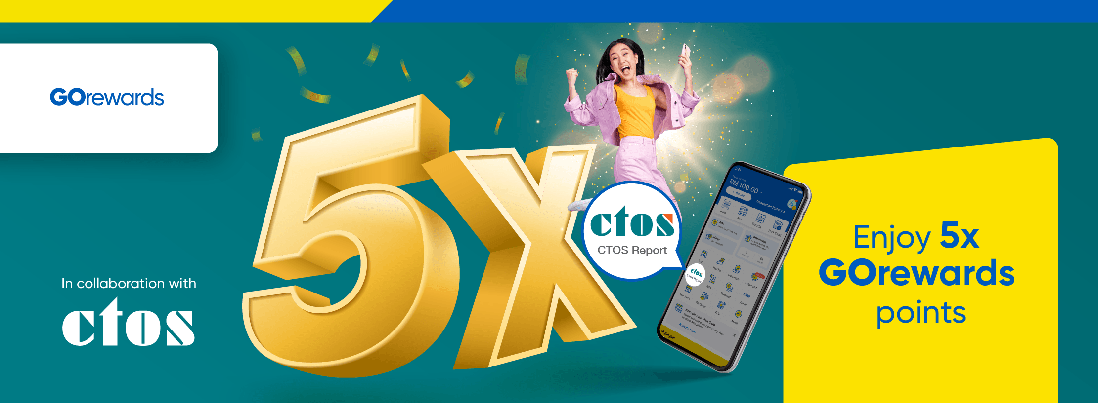 MyCTOS: Collect 5X points now! | Touch 'n Go